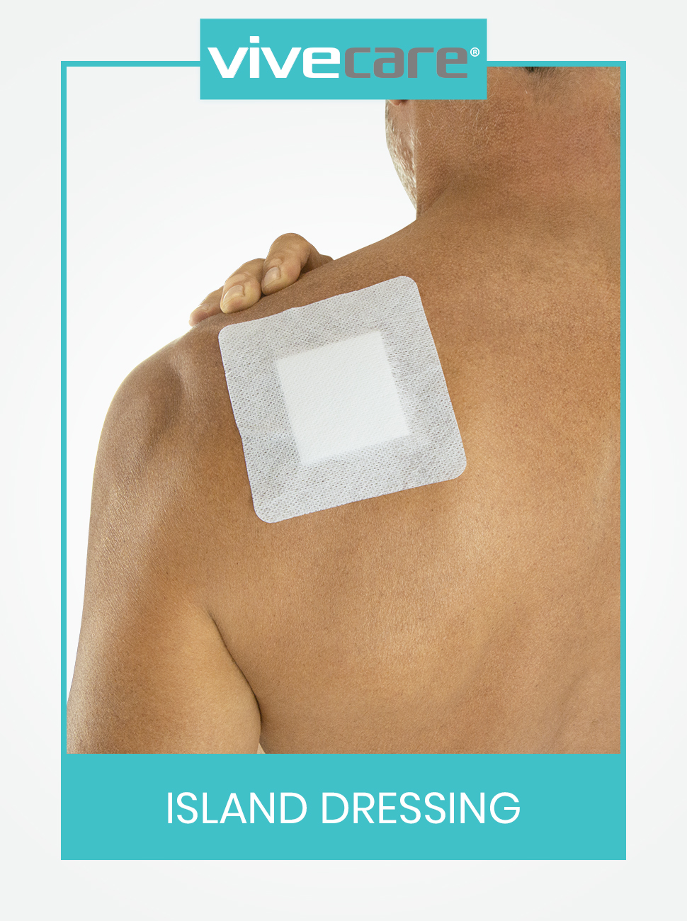 Amazon.com: Vive Care Adhesive Border Gauze 2"x2" (15pcs) - Bordered Non-Stick Island Dressing ...