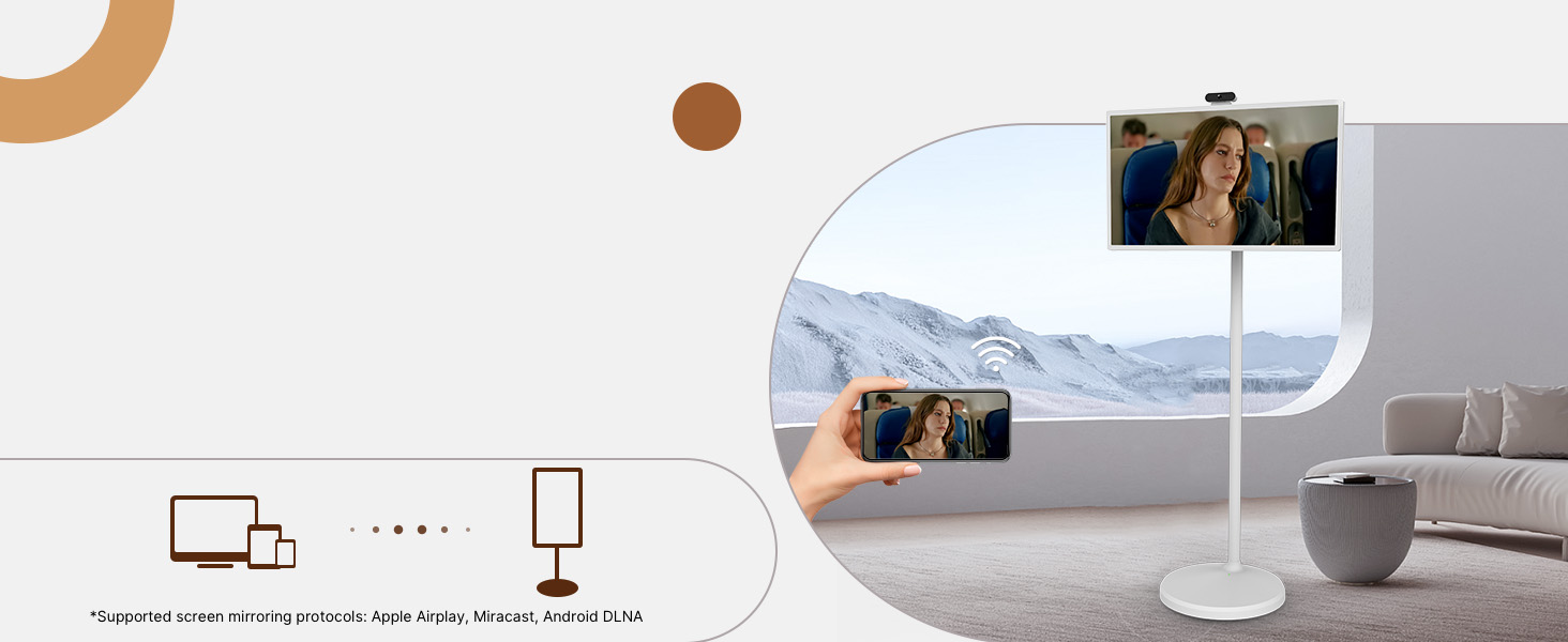 Amazon.com: ApoloSign 32" Standbyme Portable Smart Screen 1080p ...