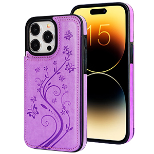 Amazon.com: Vaburs Compatible with iPhone 15 Pro Max Case Wallet with Card Holder,Embossed ...