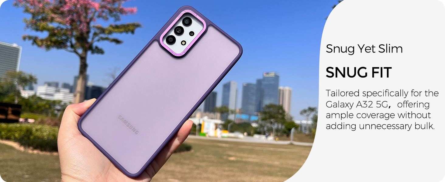 Amazon.com: Rayboen for Samsung Galaxy A32 5G Case, Translucent Frosted Skin Feel Anti-Scratch ...