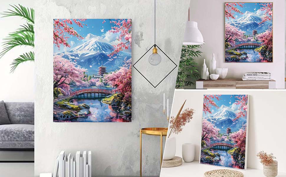 Gutluz Malen nach Zahlen Erwachsene Landschaft - paint by numbers adult blume - cheerful ...