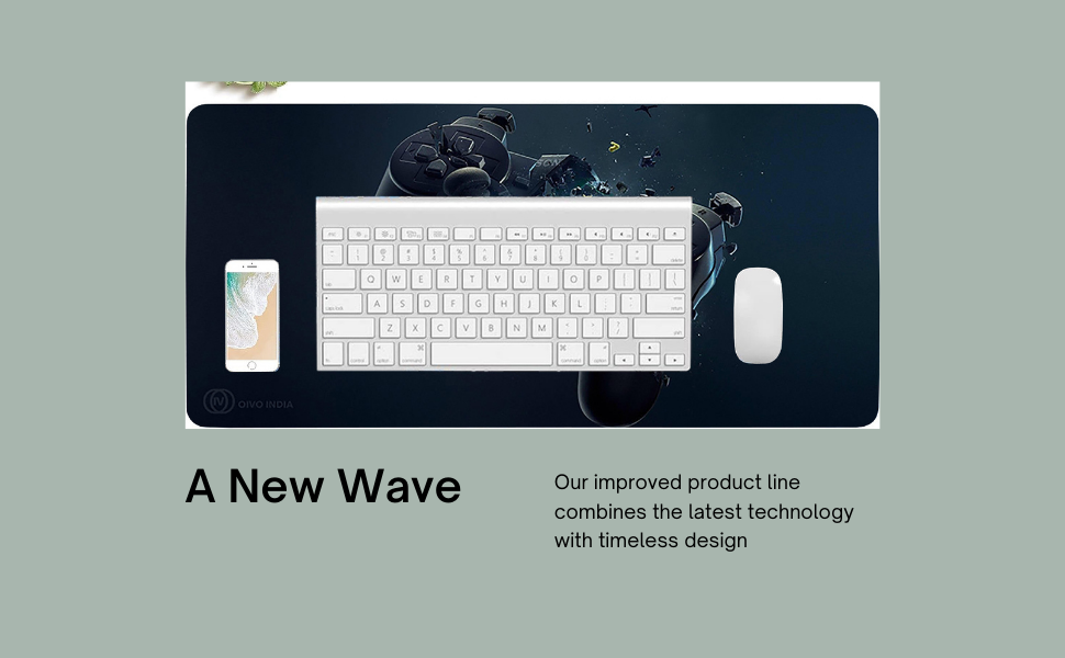 OIVO INDIA Gaming Mouse Pad, Large Extended Desk Mouse Pad, Mousepad ...