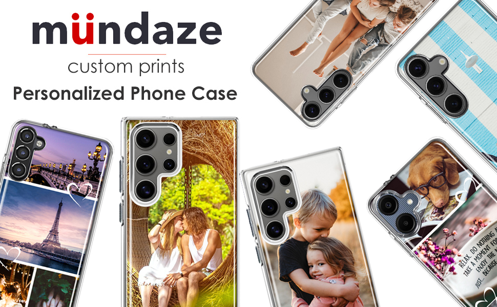 Amazon.com: MUNDAZE - Custom Phone Case for Samsung Galaxy A16 5G - Personalized Collage ...