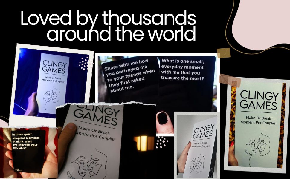 Amazon.com: CLINGY GAMES: Couples Card Game - Make or Break Moment for Couples - Deep ...