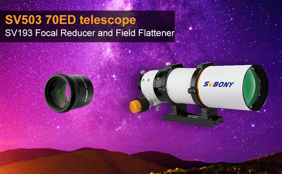 Amazon.com : SVBONY SV503 Telescope, 70ED F6 Extra Low Dispersion Refractor OTA, SV193 Focal ...