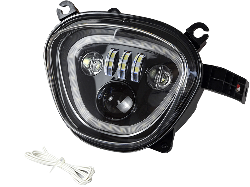 Amazon.com: VEISUTOR LED Headlight for M109R M90 06-19, Clear Lens LED Head lamp Front Lights ...