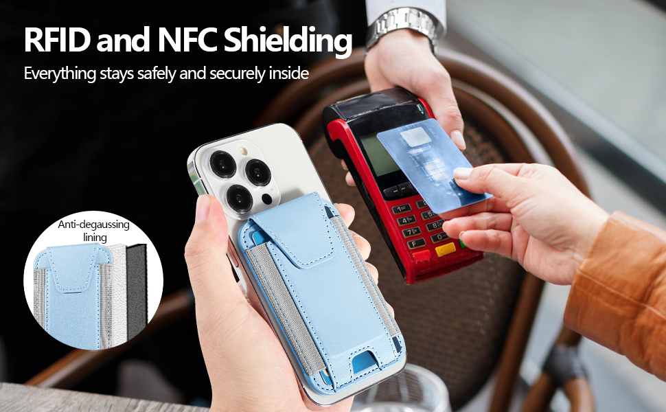 Amazon.com: Miroddi for MagSafe Wallet with Privacy Flap, Stronger Magnetic Card Holder for ...