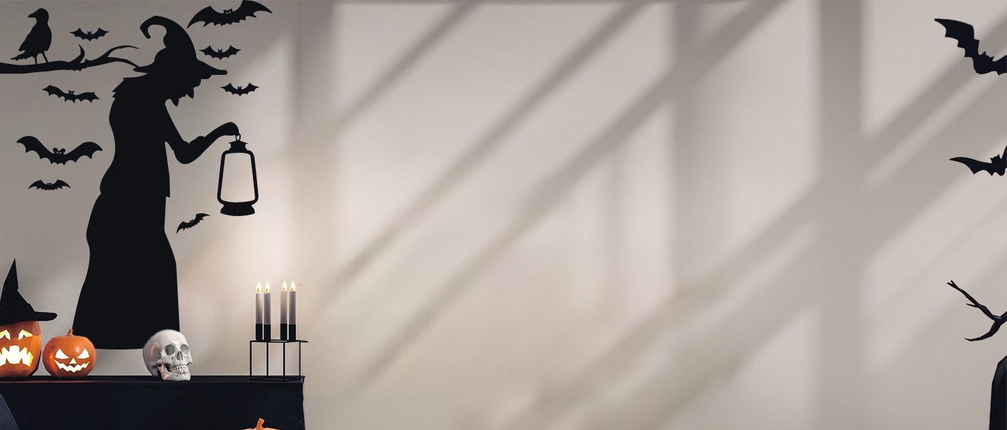 Amazon.com: Bunny Chorus 7Ft Cute Halloween Ghost with Wooden Beads Garlands, Handmade Rustic ...