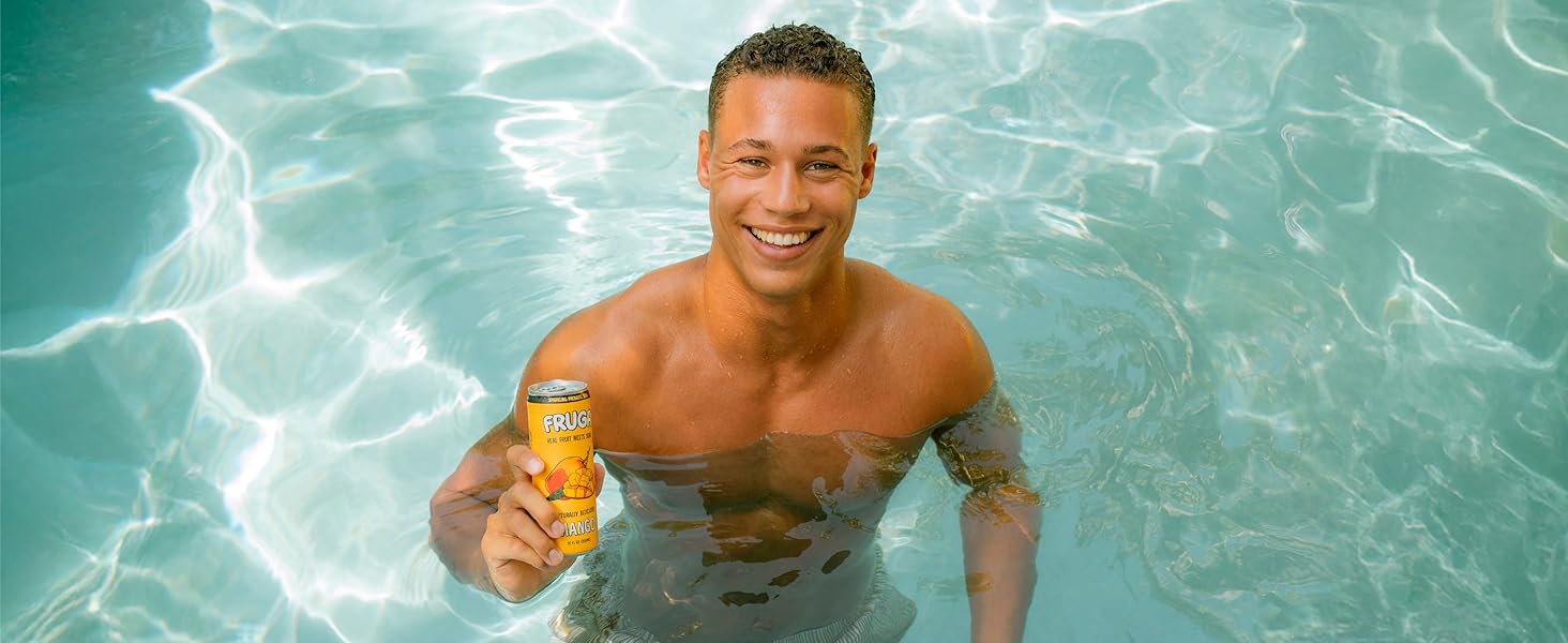 Amazon.com : FRUGA Mango Sparkling Fruit Super Soda | Prebiotic Soda, Low Calorie, Healthy Soda ...