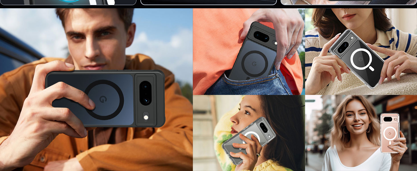 Amazon.com: ottpluscase for Pixel 8 Case Compatible with Magsafe, [Google Pixel 8 Case with ...