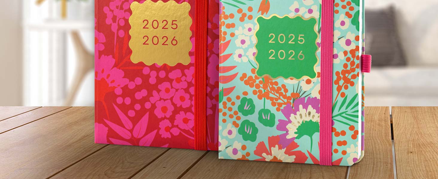 Boxclever Press Everyday Academic Diary 2025-2026 week to view with Dotted Note Pages ...