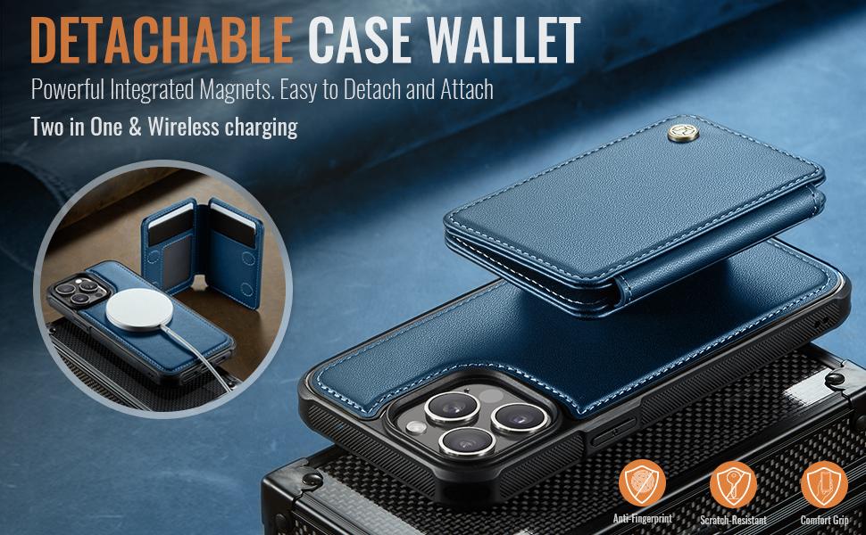 Amazon.com: Usroom Compatible with Magsafe for iPhone 13 Pro Max Wallet Case Magnetic Card ...