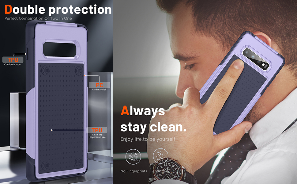 Amazon.com: TORRTOWAY Designed for Samsung Galaxy S10 Plus Case Gift Militay Grade Drop ...