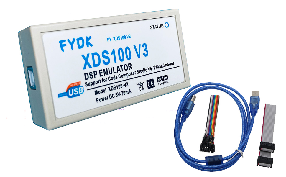 Amazon.com: DSP Emulator XDS100V2 XDS100V3 JTAG debugger For TI DSP ARM9 Cortex A8 TMS320 ...