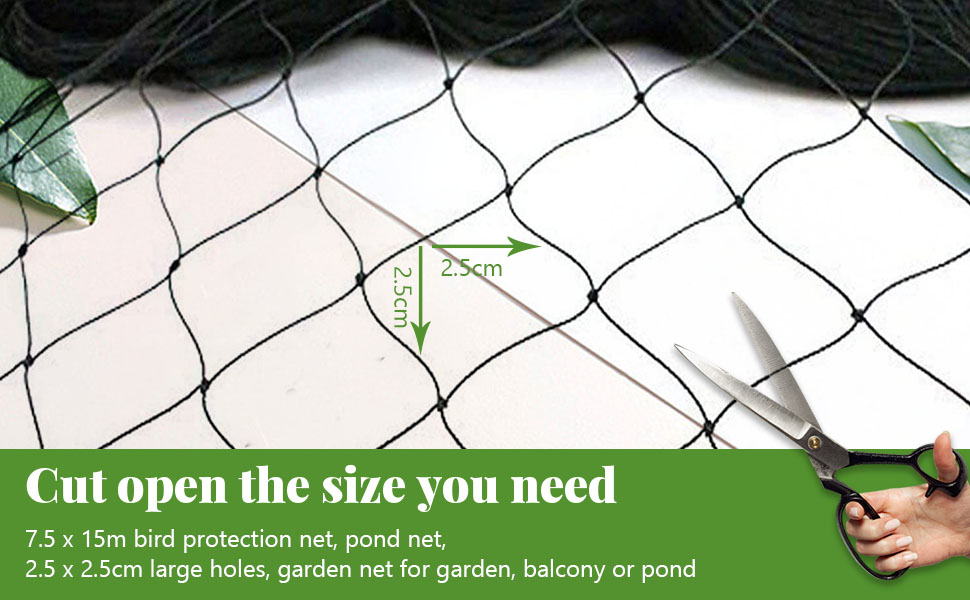 Amazon.com : Bird Netting for Chicken Coop Protection: Mesh Duty Barrier for Blueberry Bushes ...