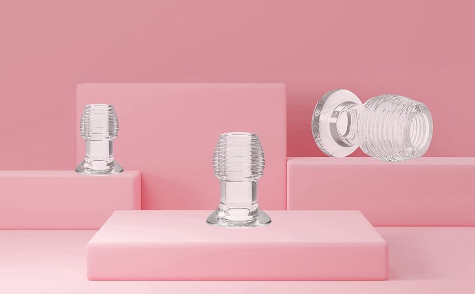 3 Piece Threaded Anal Plug For Women Adult Sex Toy For Couples Hollow Anal Toy With
