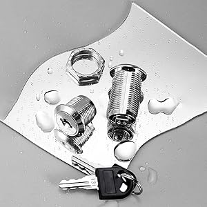 Litensh 20 mm Sicherheits-Briefkastenschloss, Briefkastenschloss, Schrank-Schubladen ...