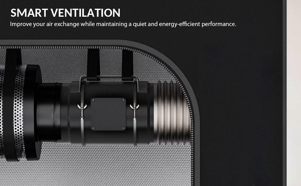 Amazon.com: Toolazy Quiet 8" Inline Duct Fan 831 CFM Ventilation Exhaust Fan EC Motor and ...