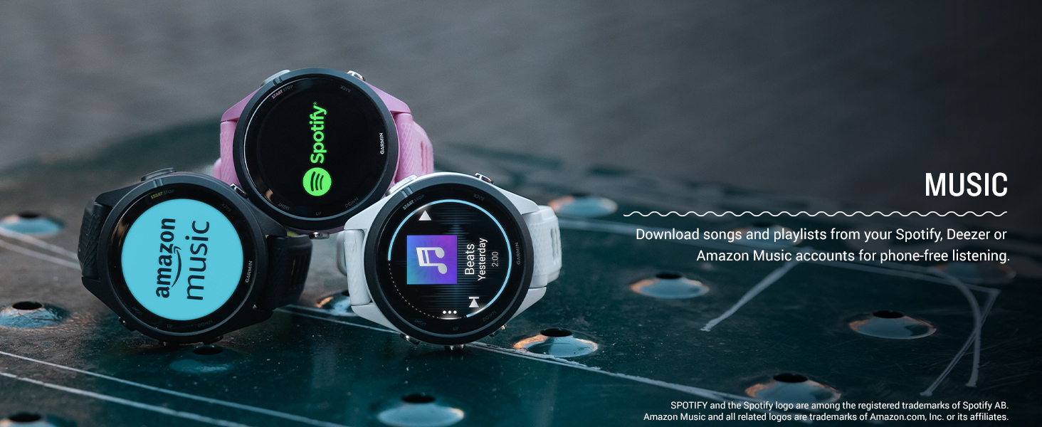 Garmin Forerunner® 265S Running Smartwatch, Colorful AMOLED Display ...