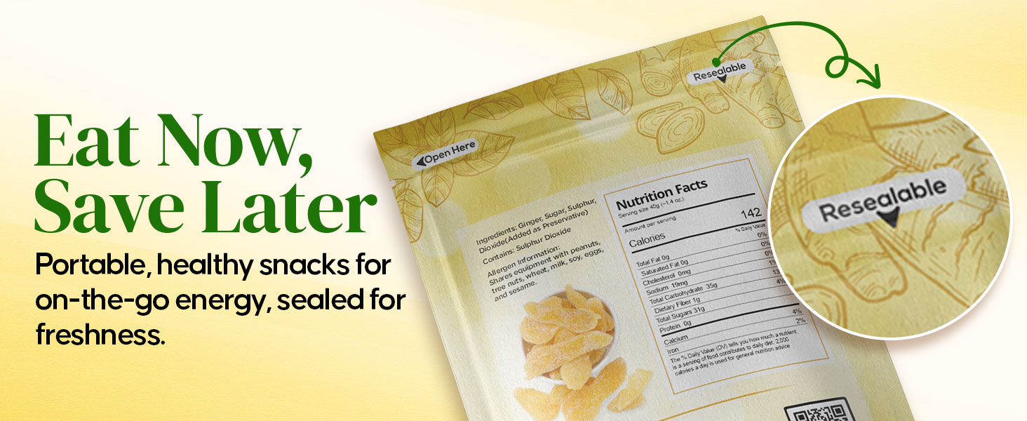 Amazon.com : NY SPICE SHOP Candied Ginger Slices – (16 Oz.) 1 Pound ...