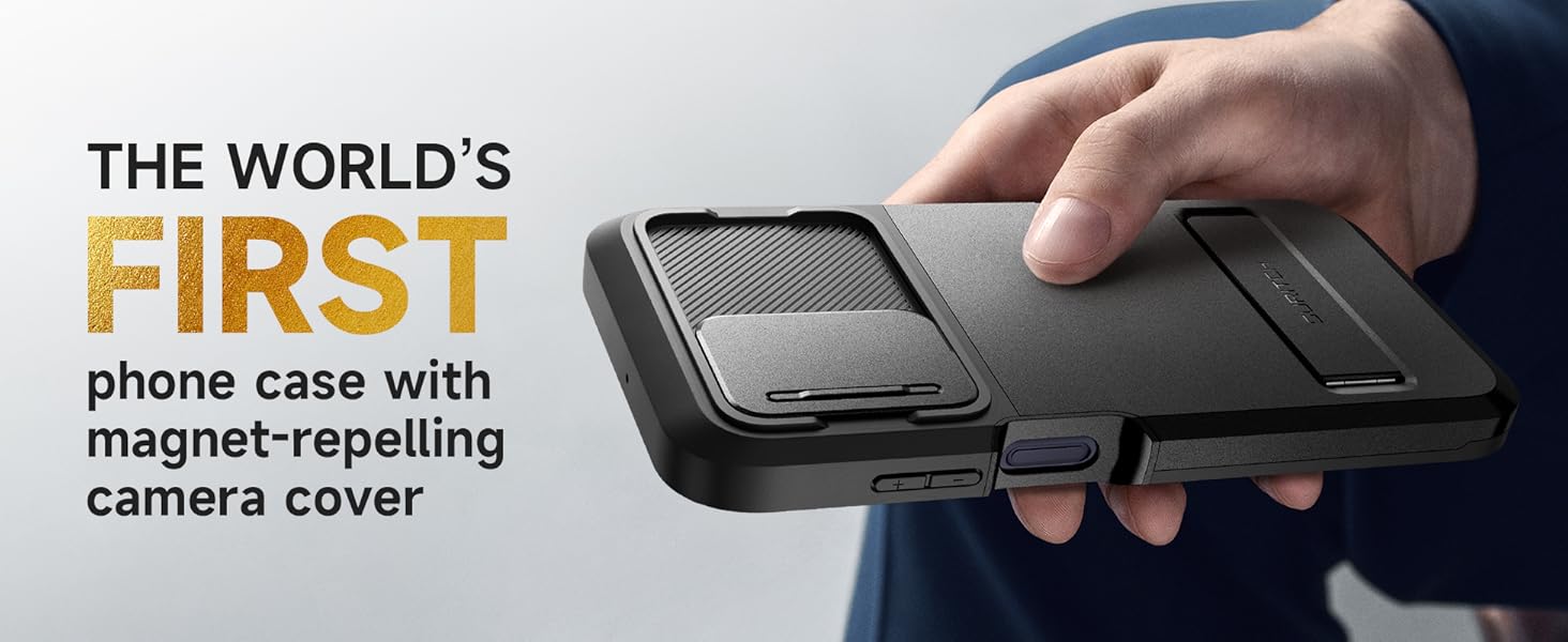 Amazon.com: SURITCH for Samsung Galaxy A15 Case with Magnetic Camera Slide Cover & Adjustable ...