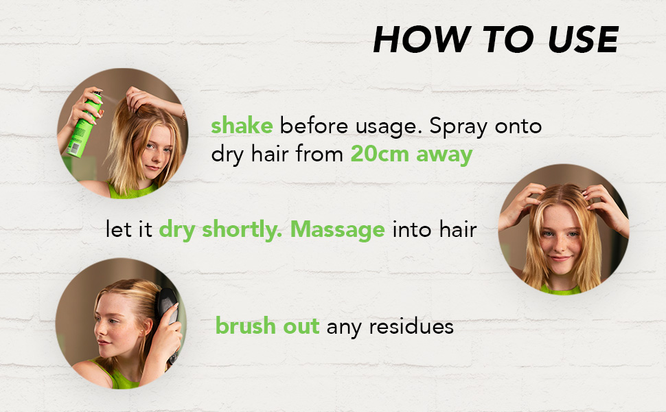 Schwarzkopf got2b Fresh It Up, No Rinse Spray to Refresh Hair in Between Washes, No White ...