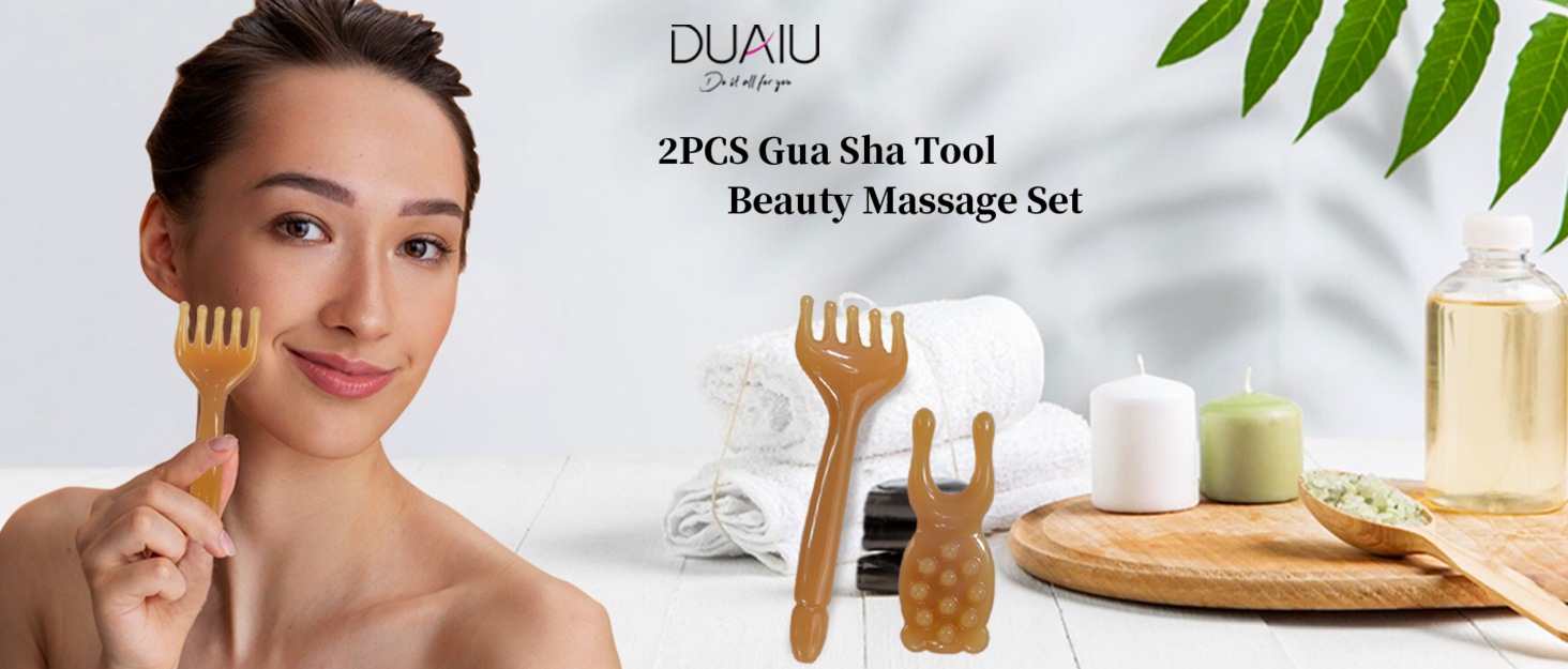 Amazon.com: DUAIU Head Massager Scalp, Manual Hair Scalp Massager, Gua Sha Five Claw Scalp ...