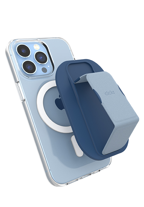 Amazon.com: CLCKR Compact Mobile Cell Phone Grip Holder Compatible with ...