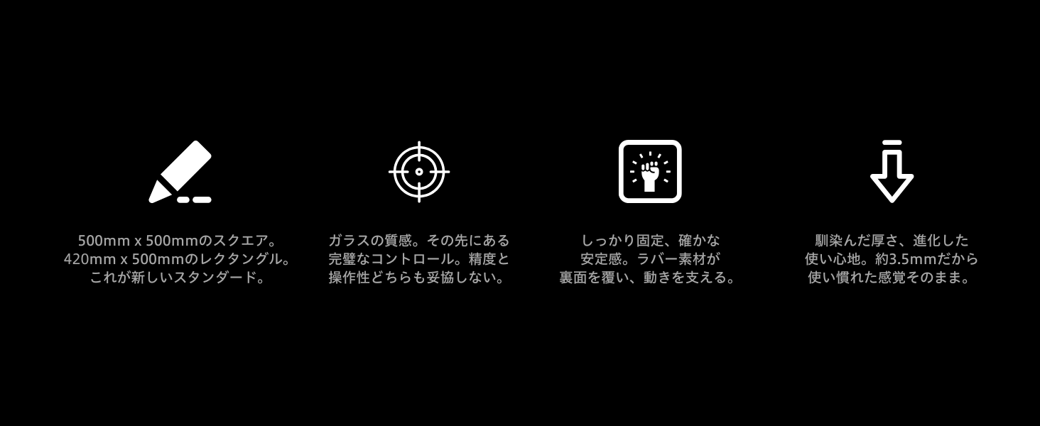 Amazon.co.jp: AIM1 叢雲 MURAKUMO ガラス製 ゲーミングマウスパッド コントロールタイプ 500×500mm ホワイト : パソコン・周辺機器