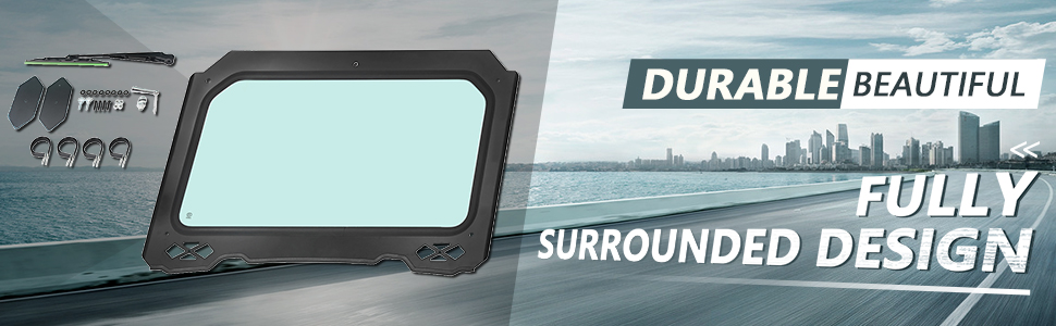 Amazon.com: ECOTRIC Full Glass Windshield W/Wiper Compatible with 2014 ...