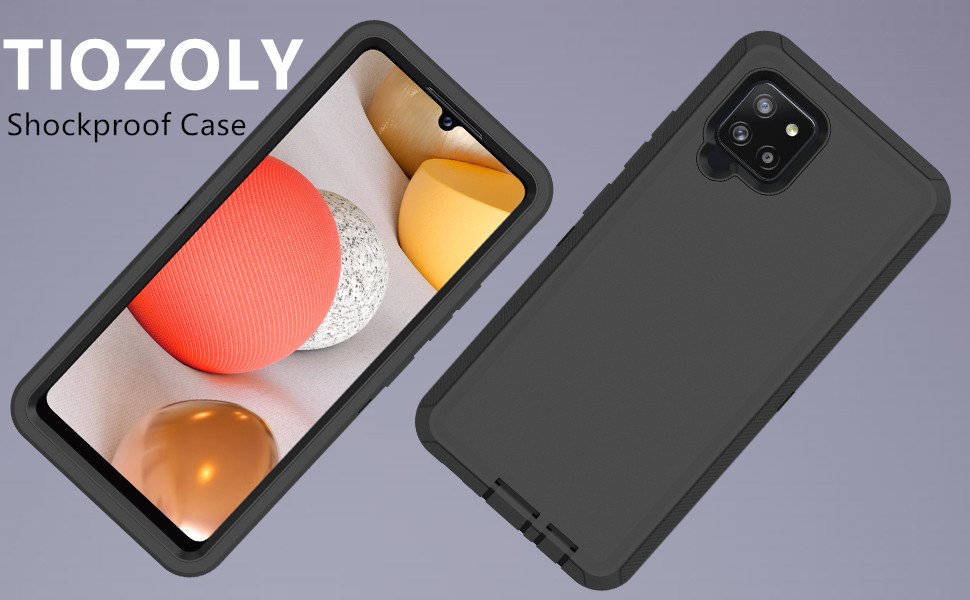 Amazon.com: TIOZOLY for Samsung Galaxy A42 5G Case, Heavy Duty Defender Case Dustproof ...