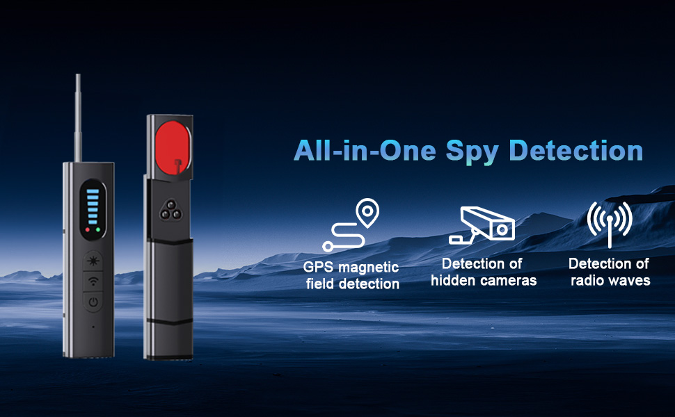 Amazon.com : ACOAWTO Hidden Camera Detectors, High Accuracy Spy Camera Finder, Portable Hidden ...