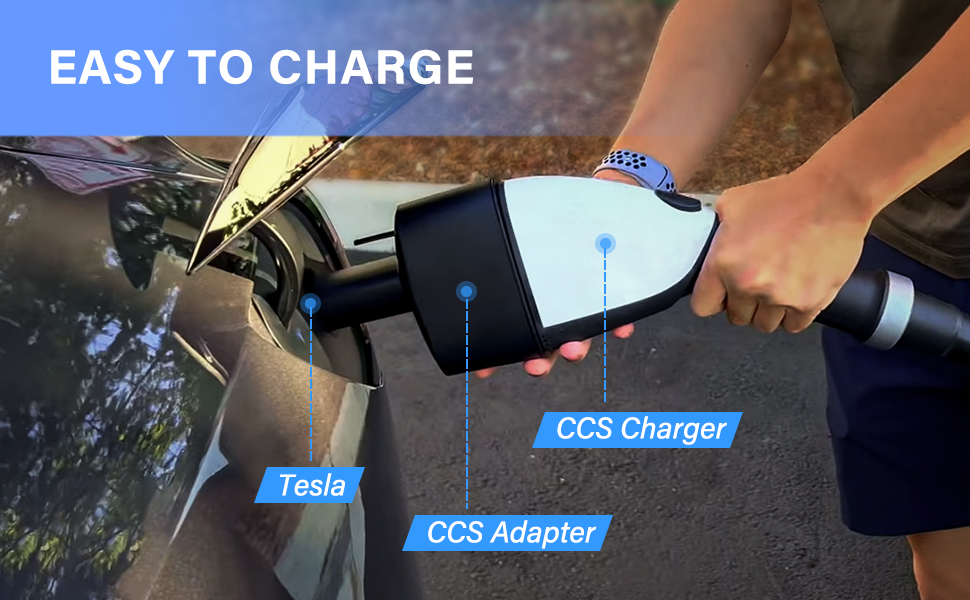 Amazon.com: tesplus CCS 1 Charger Adapter for Tesla Model 3/S/X/Y Tesla ...
