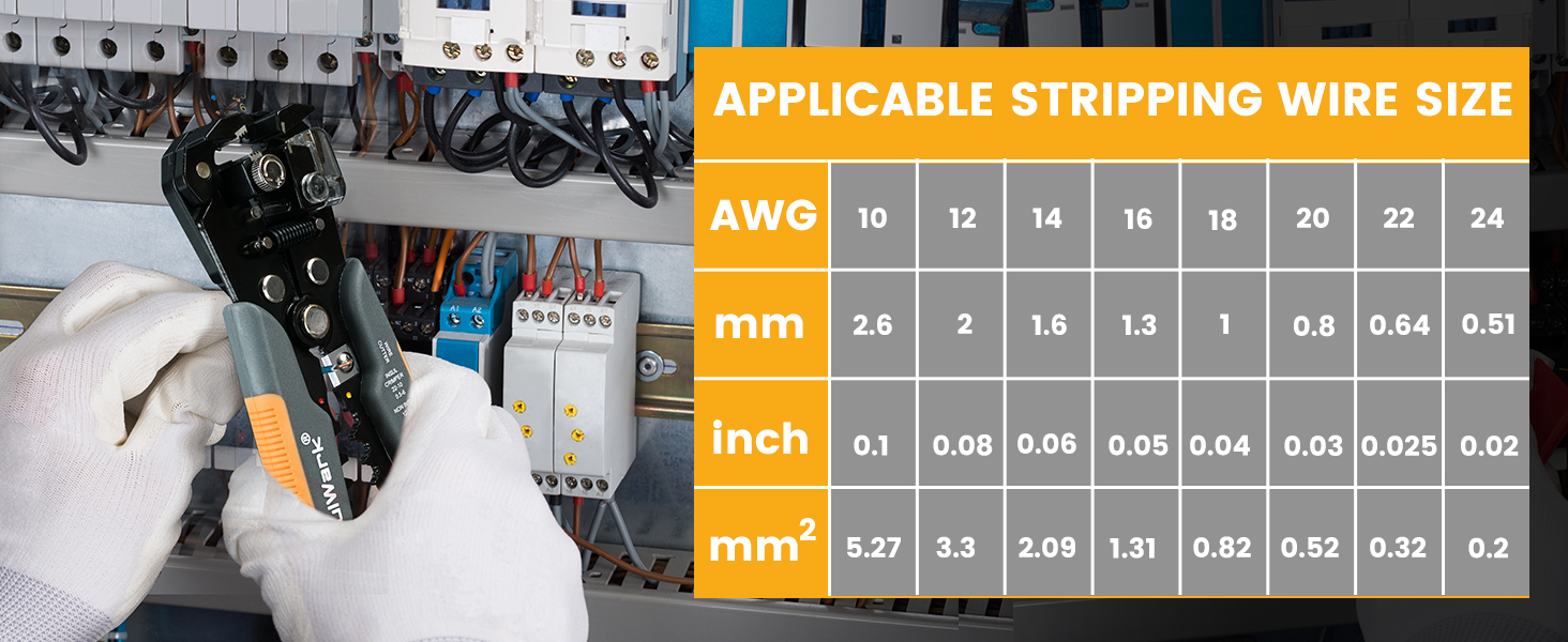 3-In-1 Multi Self Adjusting Wire Stripper/Cutter/Crimper - 8-Inch Universal Wire Stripper for ...