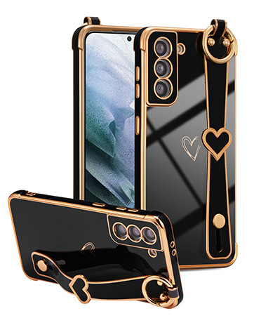 ZTOFERA Compatible with Samsung Galaxy S21 Plus 5G Case with Wrist Strap, Flexible Silicone ...