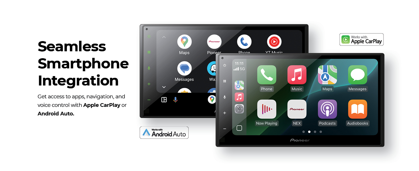 Amazon.com: Pioneer DMH-1800NEX 6.8" Double-Din Digital Multimedia Receiver - Built in Bluetooth ...