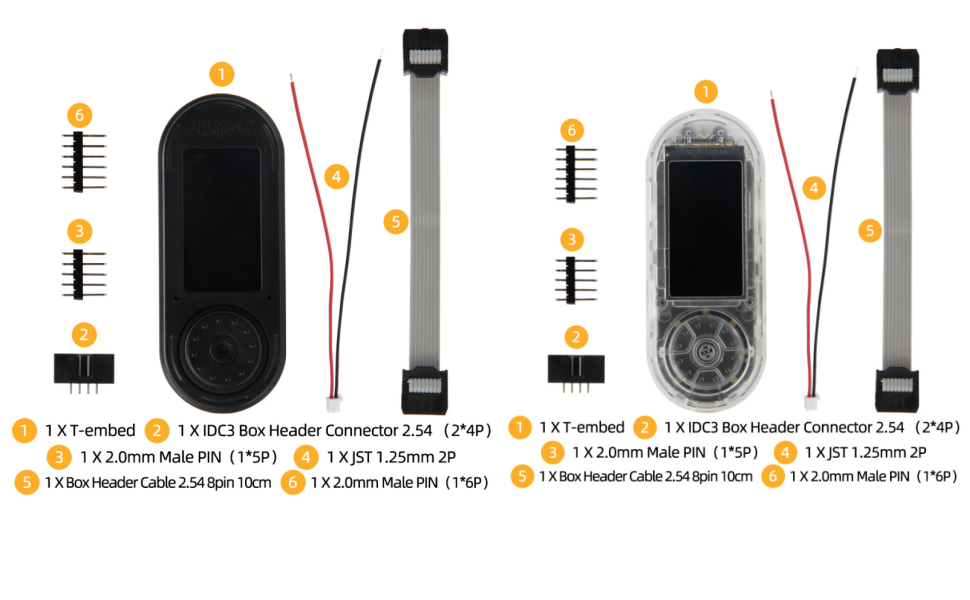Amazon.com: LILYGO T-Embed Shell Kit ESP32-S3 TTGO Development Board Custom Control Panel Macro ...