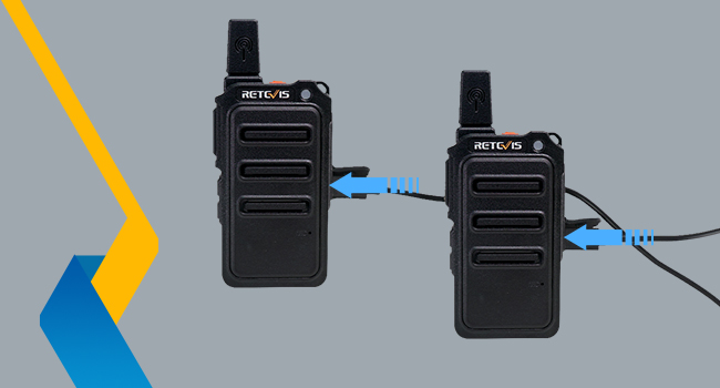 Retevis RT619 Walkie Talkie Rechargeable Adults, 1300mAh PMR446 Walkie ...