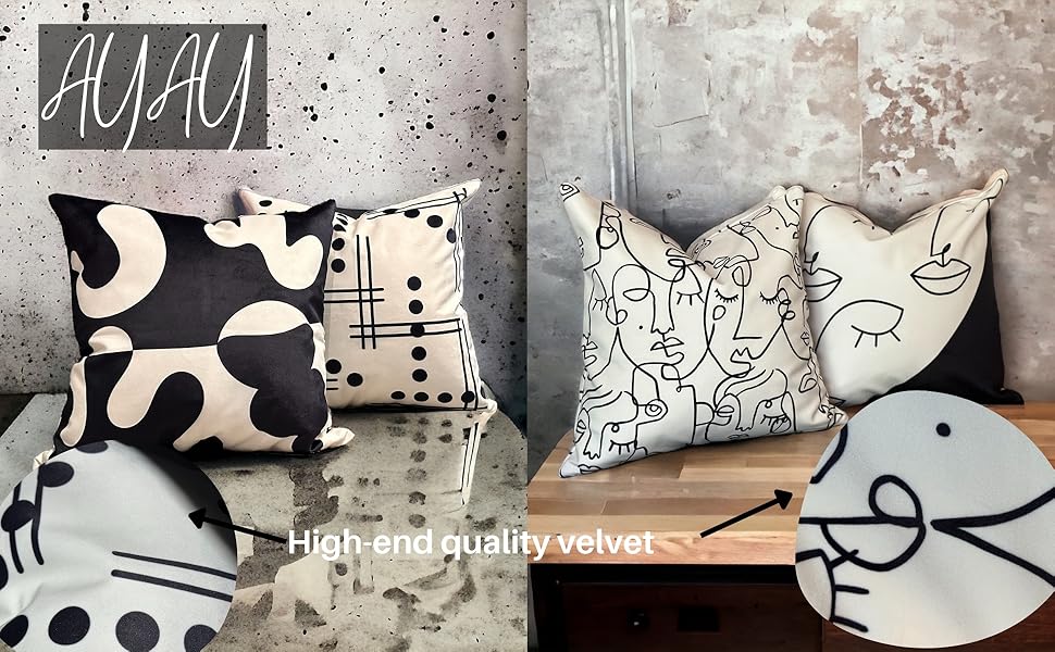 Amazon.com: AYAY Decorative Boho Pillow Covers 18x18 – Throw Pillows for Couch Bed, Set of 2 ...