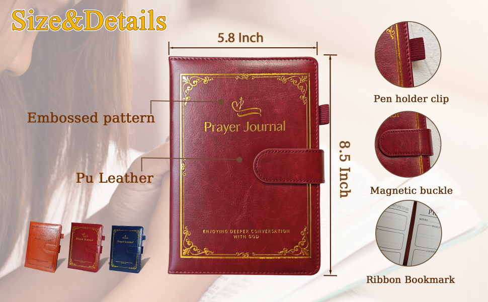 Amazon.com : YOJO Bible Journal, Prayer Journal for Woman & Men, Daily & Weekly Bible Study ...