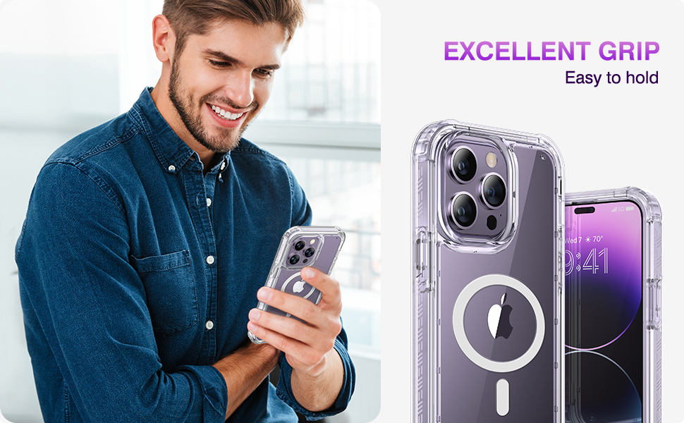 Amazon.com: Diaclara Designed for iPhone 14 Pro Max Case 6.7’’,[Compatible with Mag Safe] [2023 ...