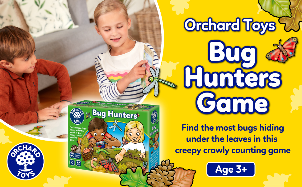 Orchard Toys Bug Hunters Game, A fun nature themed number and counting game, Educational ...