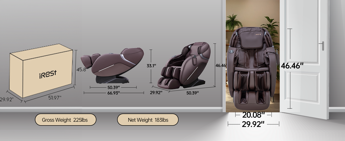 Amazon.com: iRest SL Track Massage Chair Recliner, Full Body Massage Chair with Zero Gravity ...