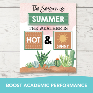 Amazon.com : Hadley Designs Classroom Calendar Set Bulletin Board Decor ...