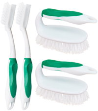 Amazon.com: HileSwan Scrub Brush Set, 4 Pack Deep Cleaning Brush Kit ...