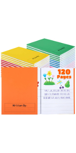 Amazon.com : Henoyso 48 Pcs Primary Composition Notebook K-2 9 3/4 x 7 1/2 Inch Primary Journal ...