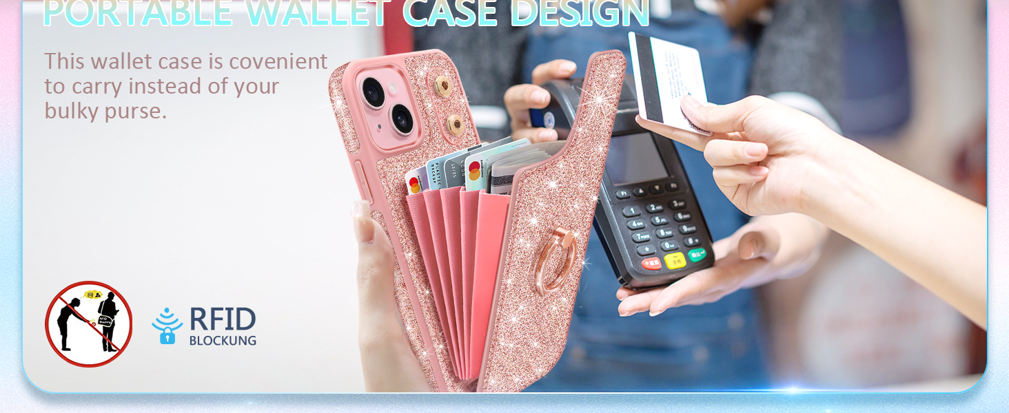 Amazon.com: Casewind for iPhone 15 Plus Case Wallet, with [Screen Protector + Camera Lens ...