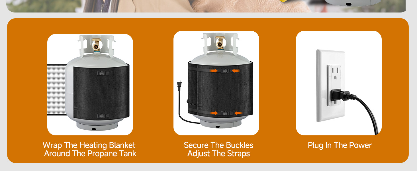 Amazon.com: DZGKGM Propane Tank Heater Blanket, Bucket Heater 5 Gallon, Drum Heater Warmer Fit ...