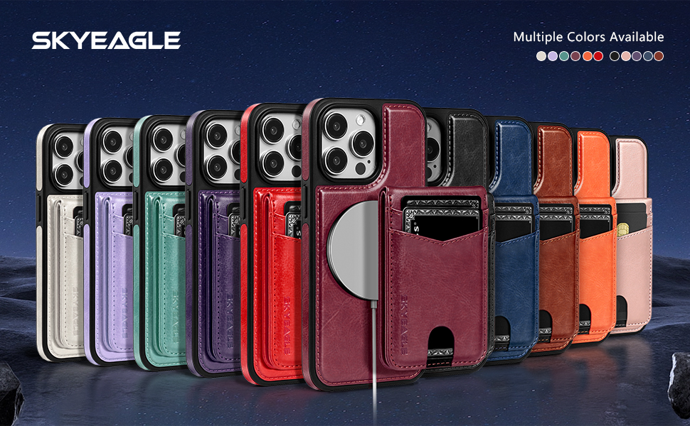Amazon.com: SkyEagle for Compatible Magsafe Magnetic 2 in 1 Detachable iPhone 14 Pro Max Wallet ...