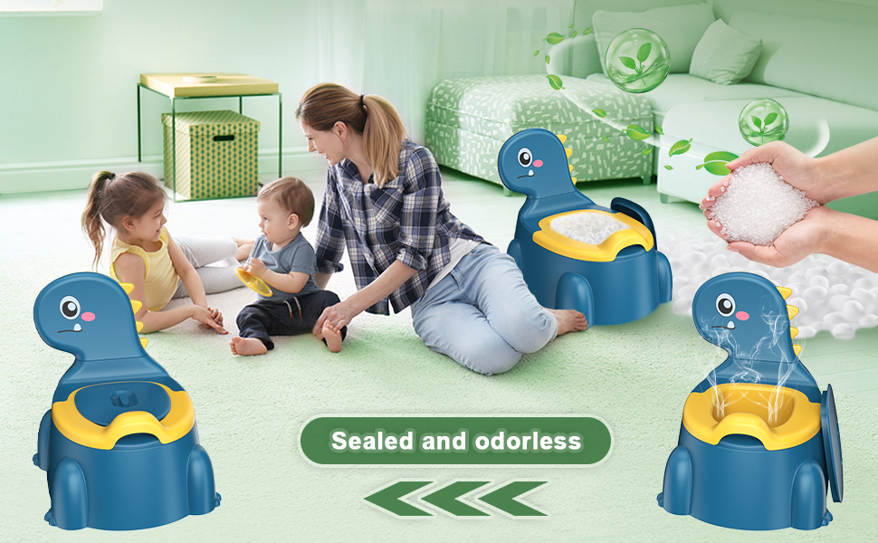Amazon.com: Potty Training Toilet, Toddler Potty Training Seat Baby Potty Chair, Dinosaur Toilet ...